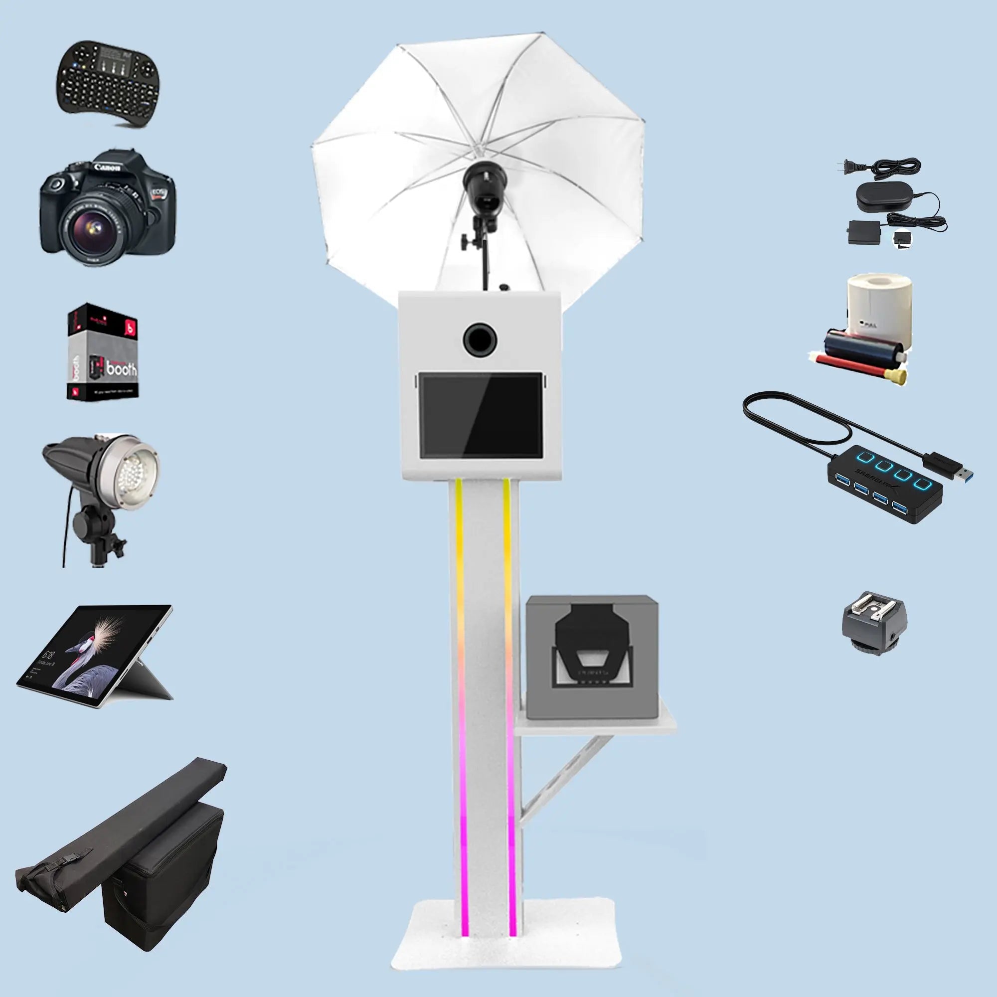 Eco LED Photobooth System Package - Photobooth City